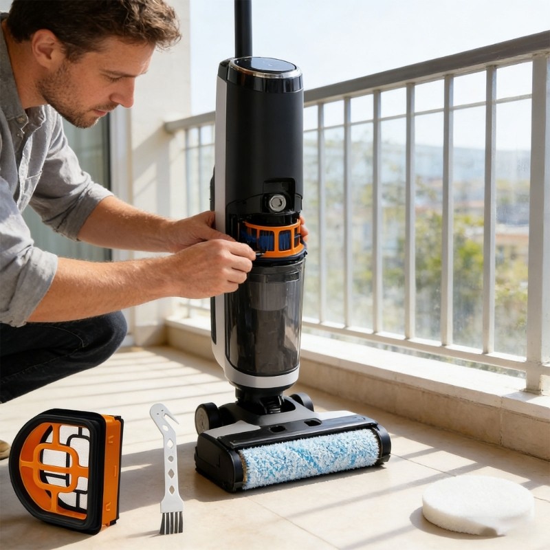 Roller Brush Filter Accessories for WD161, WD261, AW261 Wet Dry Vacuum ...