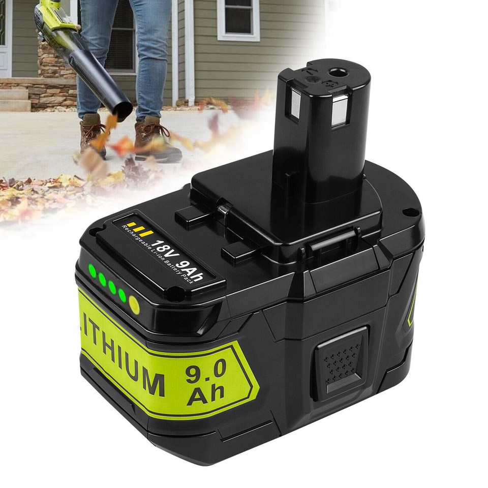 2Pack For RYOBI 9.0Ah P108 18V High Capacity Lithium-ion Battery P109 ...