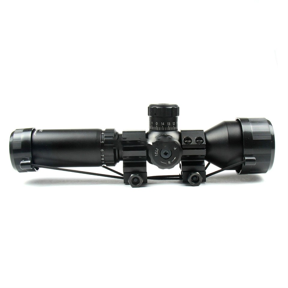 3-9×42 Wide Angle Long Eye Relief Scope With Mount For Mosin Nagant 91/ ...
