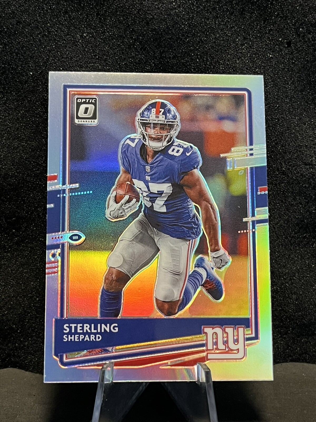 2020 Panini Optic Sterling Shepard Silver Holo Prizm New York Giants | eBay