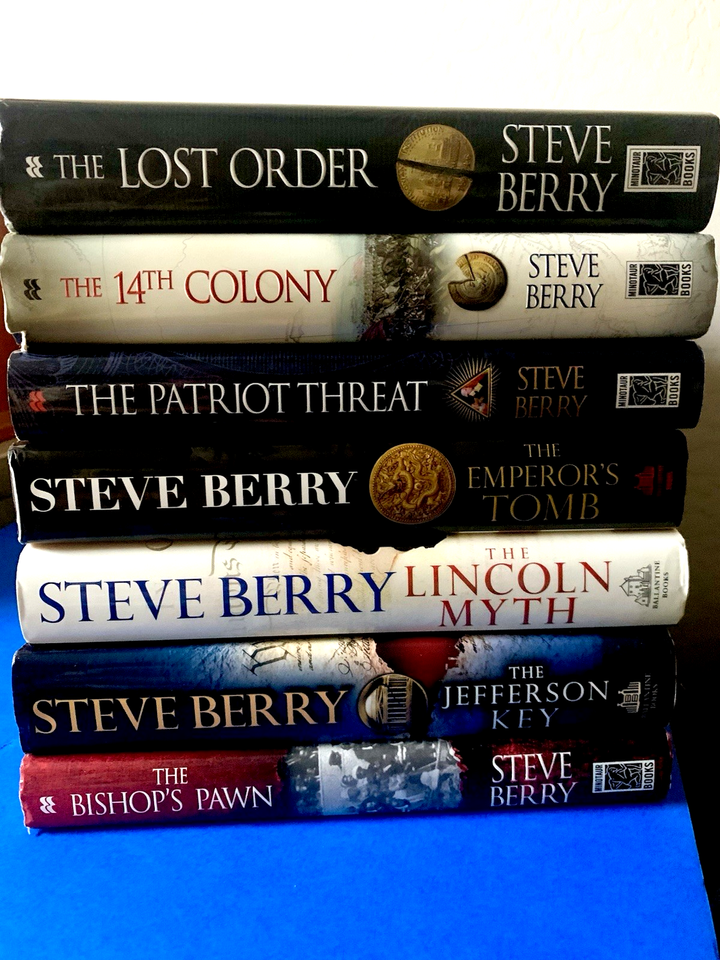 STEVE BERRY COTTON MALONE HARDCOVER SERIES, SET OF 15 | eBay