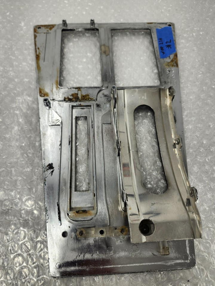 70-71 C3 Corvette Automatic Shift Console Plate Shifter Bezel A/C ...