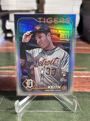 2024 Topps Update #US192 Colt Keith Rainbow Foil Rookie Card RC | eBay