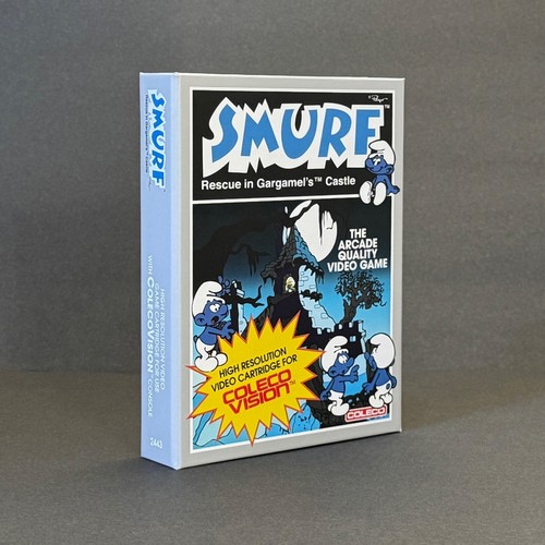 ColecoVision SMURF repro box - sturdy high quality boxes with foam tray ...
