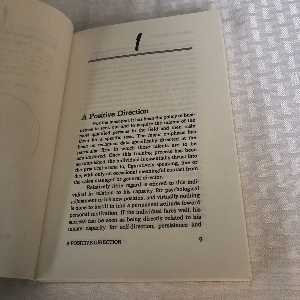 1986 VITAL ENTHUSIASM YOUR PERSONAL SUCCESS PLAN JAMES MELTON SIGNED ...