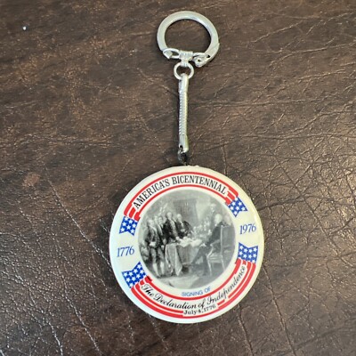 Vintage American Revolution Bicentennial Commemorative Keychain ...