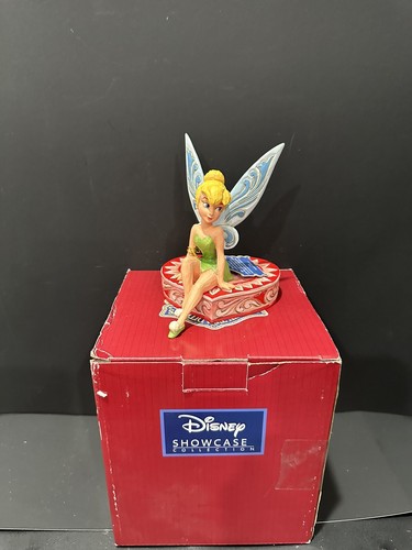 Jim Shore -Disney Traditions -Love Seat - Tinker Bell Sitting on Heart ...