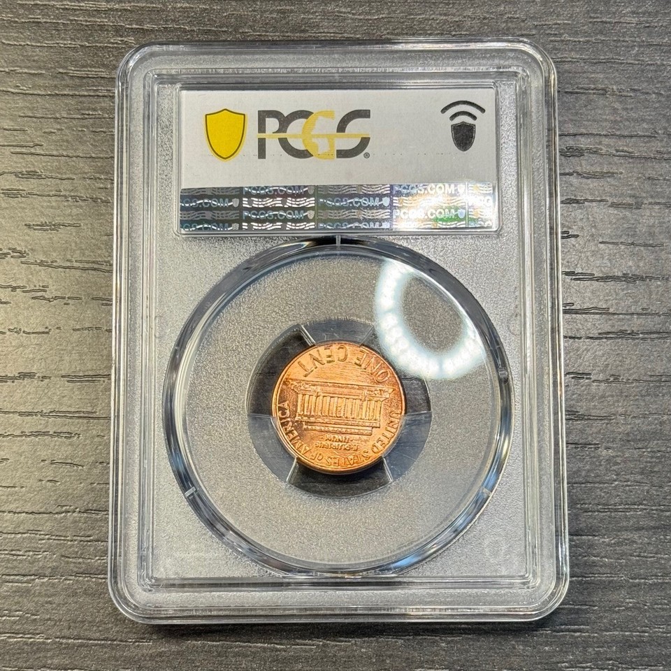 MS65RD 1992 1C Lincoln Memorial Cent PCGS Trueview- Rainbow Toned (Bad ...