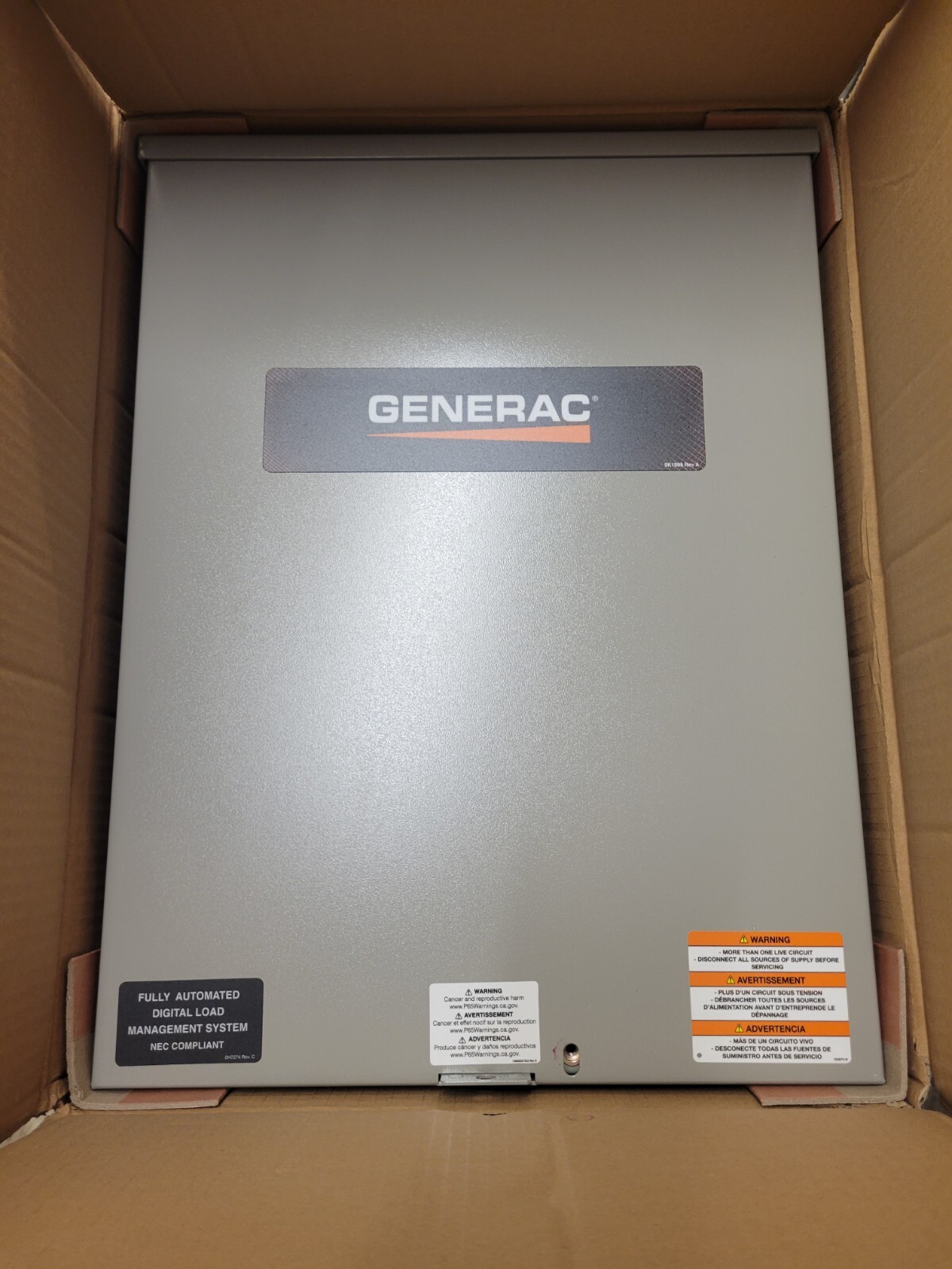 Generac RXSC200A3 200-Amp Smart Transfer Switch for Standby Generators ...