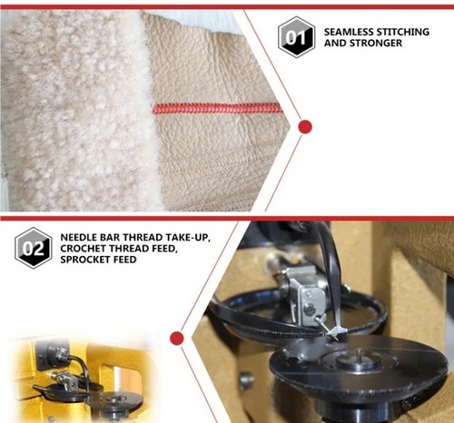 KX4-5 Fur machine, fur stitching machine, mink fur sewing machine 2500 ...