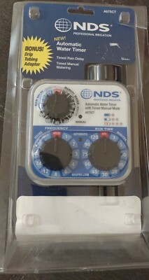 NDS Automatic Water Timer with drip tubing adaptor A675CT | eBay