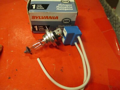 H7- 55W SYLVANIA -OSRAM-GERMANY--- HALOGEN BULB & CERMIC SOCKET | eBay