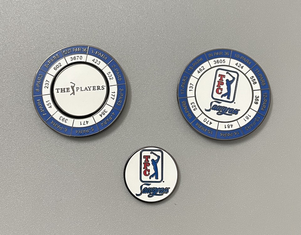 The Players Championship Magnetic Coin and 2 Sided Ball Marker TPC ...
