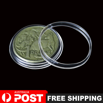 20PCS Coin Capsules For Australian $1 Coin Holder 25mm One Dollar ...