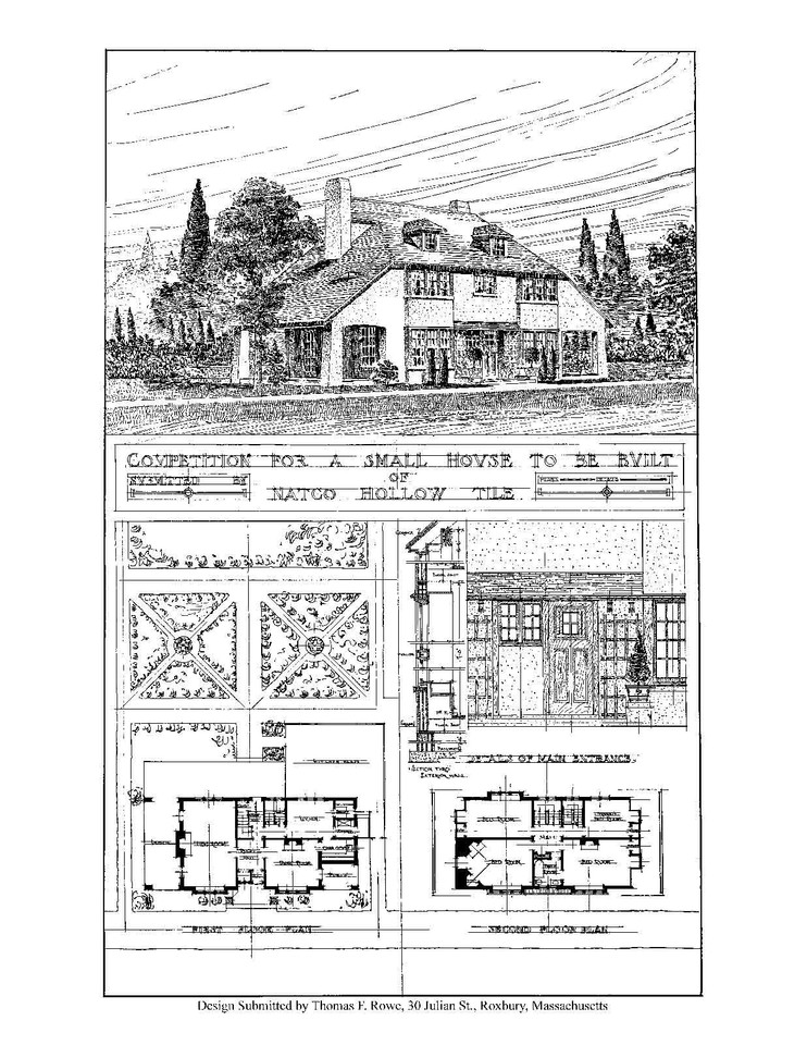 House Design Competitions, Book 4 Drawings - The Natco House for $6,000 ...