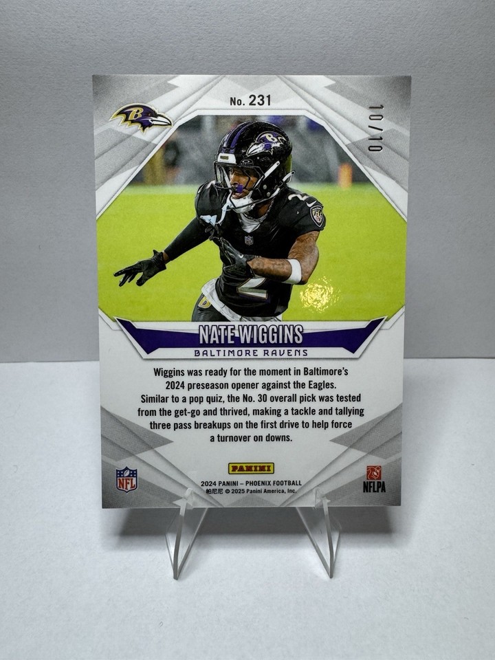 2024 Phoenix Nate Wiggins ColorBurst 10/10 Last on Print | eBay