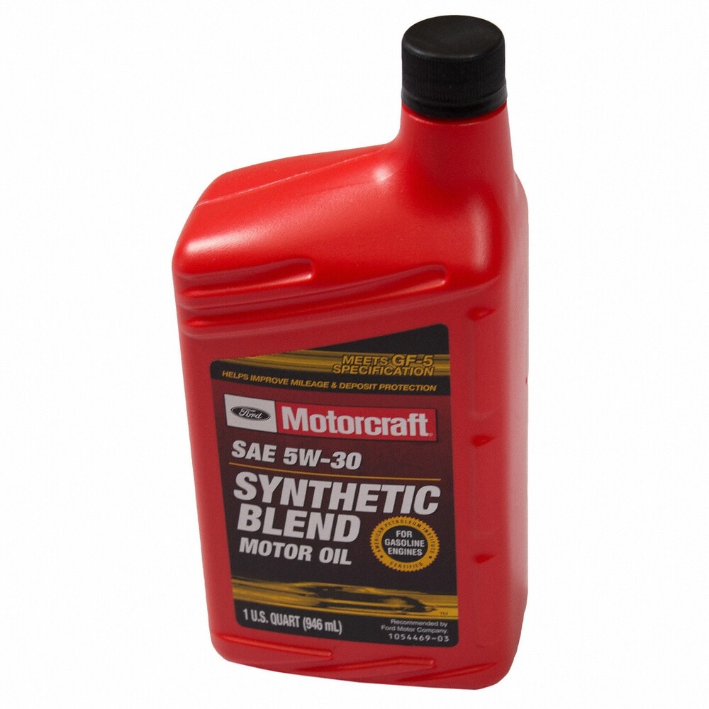 Engine Oil-Premium Synthetic Blend Motor Oil - Quart Motorcraft XO-5W30 ...