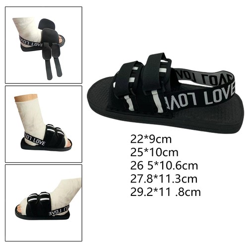 Post OP Shoe Non Slip Plaster Cast Shoe for Broken Foot or Toes Easy to ...