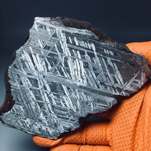 6.32 ounces Aletai iron meteorite section Space asteroid fragments 179. ...