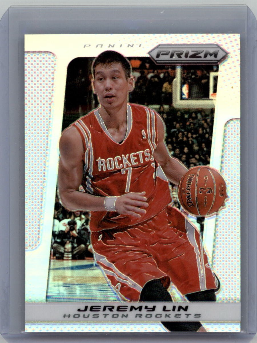 Jeremy Lin Silver Prizms 2013-14 Panini Prizm 2013 #71 Houston Rockets ...