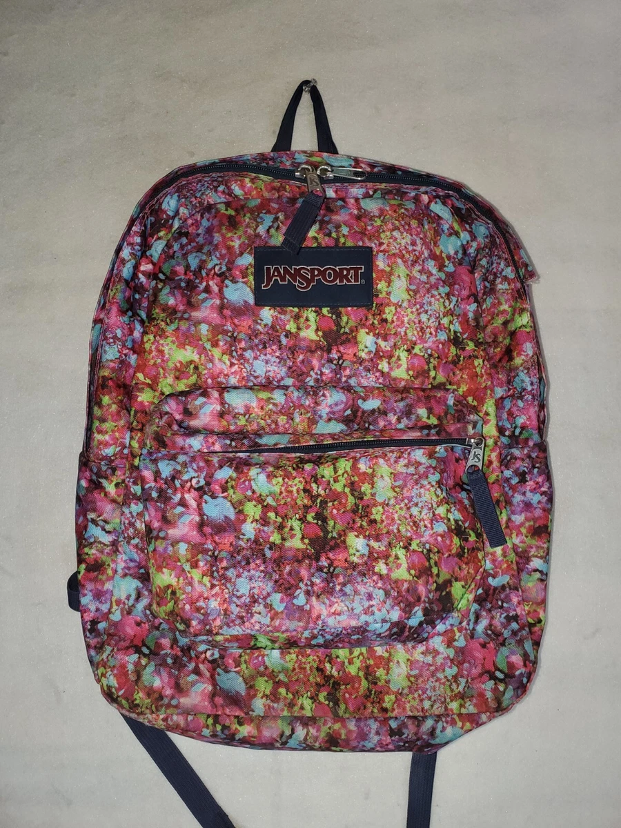 Vintage Floral Jansport Backpack