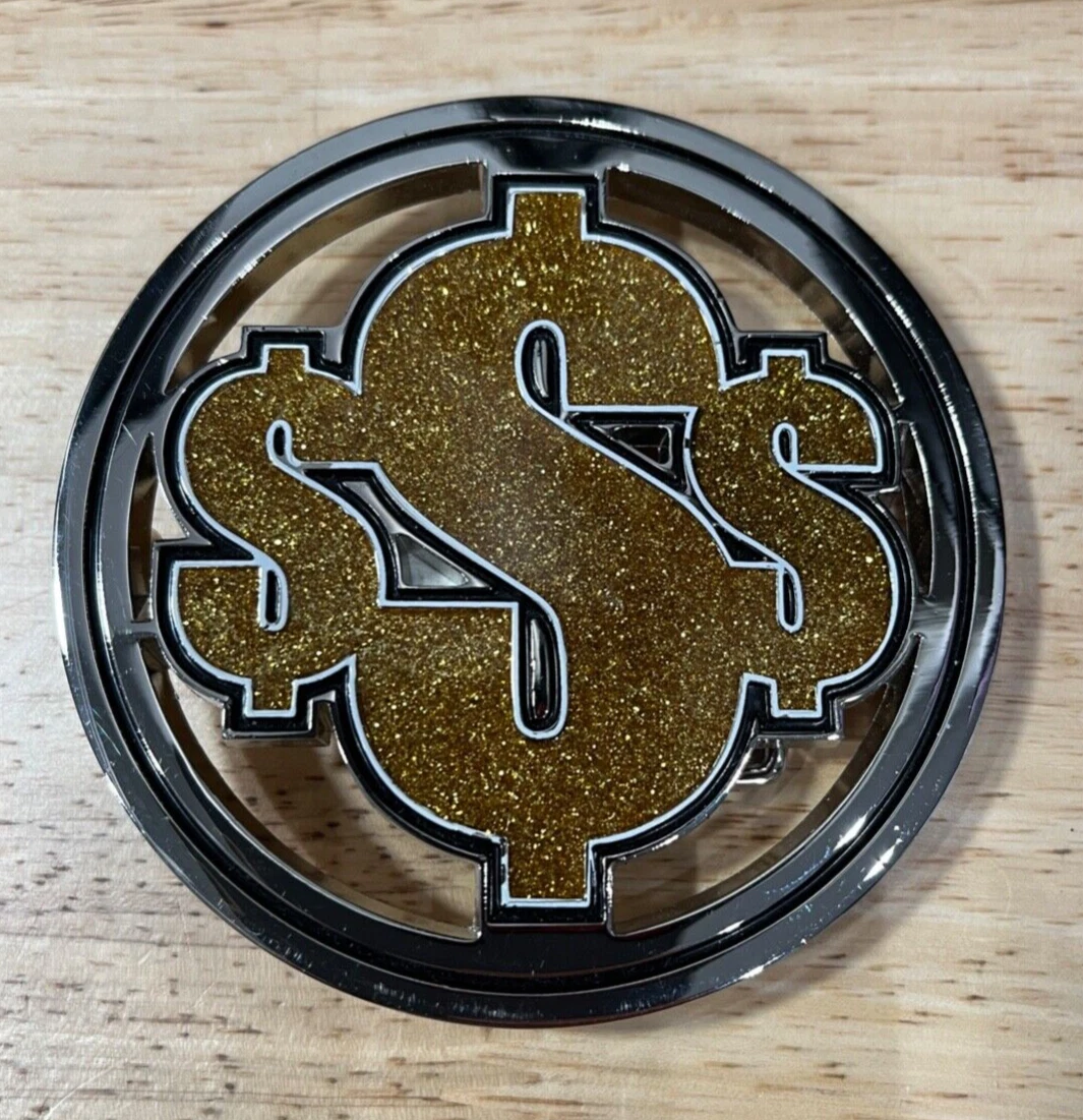 Gold Dollar Signs Bling