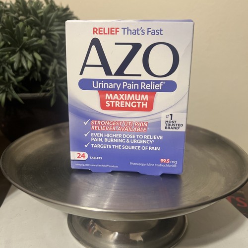 AZO Urinary Pain Relief Maximum Strength, 24 Tablets | eBay