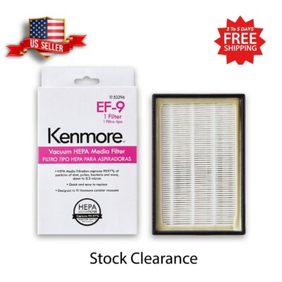 Kenmore EF9 53296 HEPA Media Vacuum Exhaust Air Filter for Upright | eBay