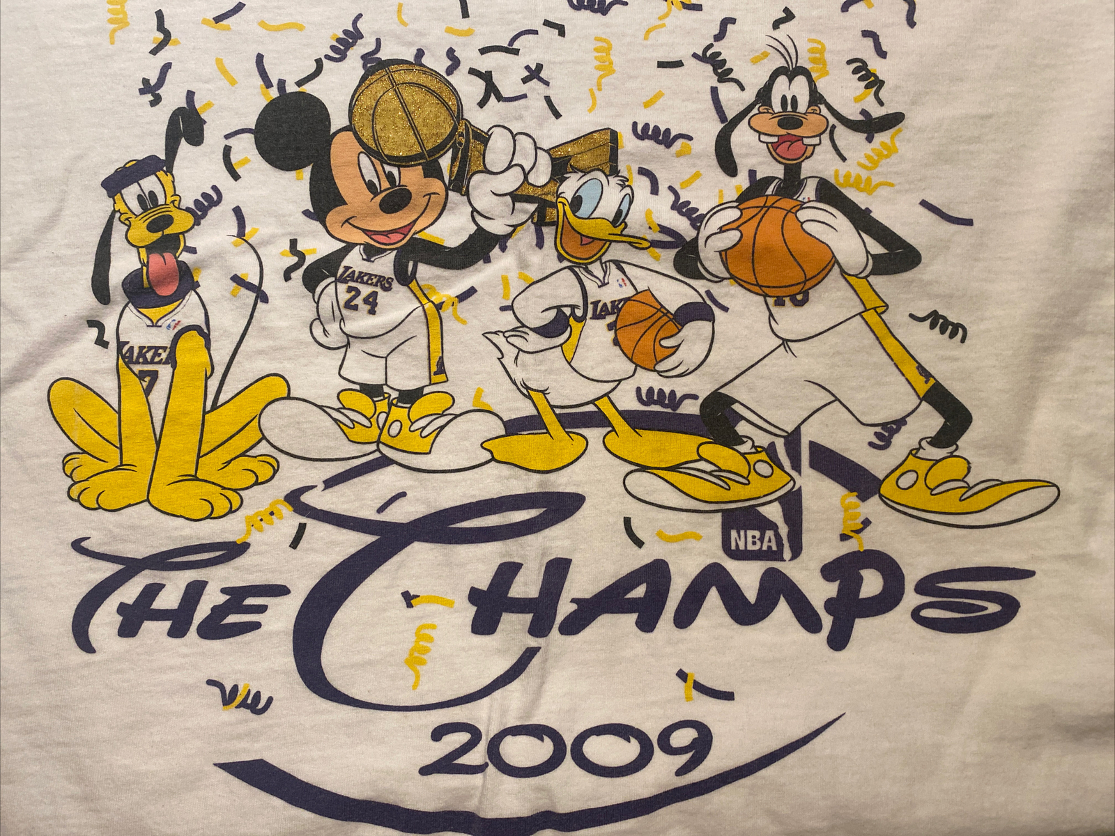 “24 KOBE” UNK Disney x NBA 2009 LA Lakers “The Champs… - Gem