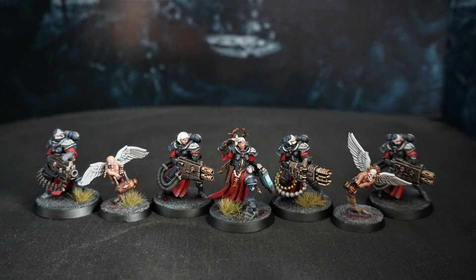 Retributor Squad Adepta Sororitas painted Warhammer 40k Sisters of ...