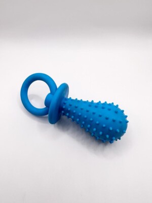 Blue Bell Shape Pet Pacifier Molar Bite Resistant Teething Tool Dog ...