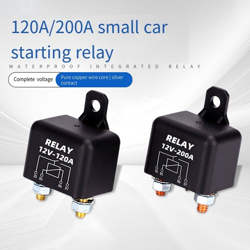 2X(Car Truck Motor Automotive Relay 24V 100A Continuous Type Automotive ...