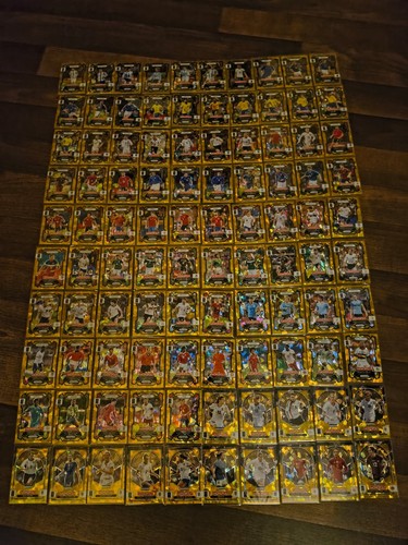 Prizm World Cup Monopoly 2026 Gold Cracked Ice Complete Set Cards #1 ...