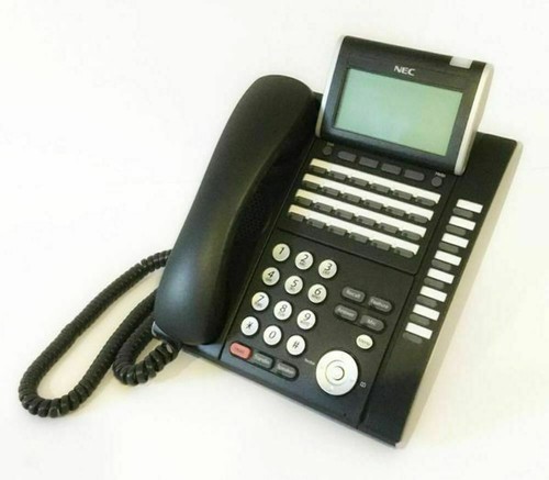 NEC DT700 ITL-24D-1A(BK)Tel Phone with 8LK-ZA(BK) DSS Console | eBay