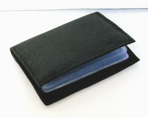 RFID Blocking Leather Business Card Holder Plastic Inserts Wallet | eBay