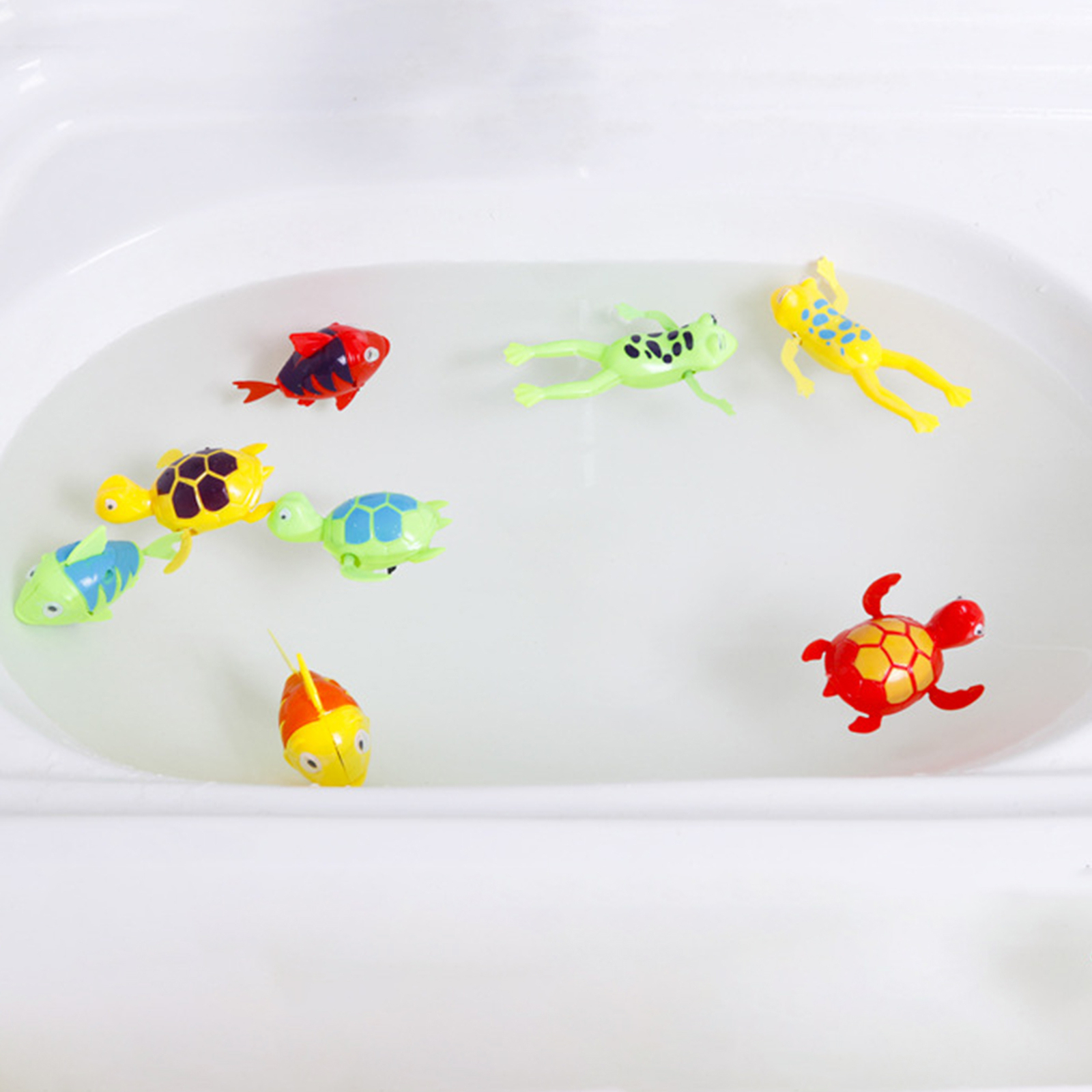 Turtle Wind-up Burr-free Cartoon Wind-up for Kids Frog Fish Turtle ...