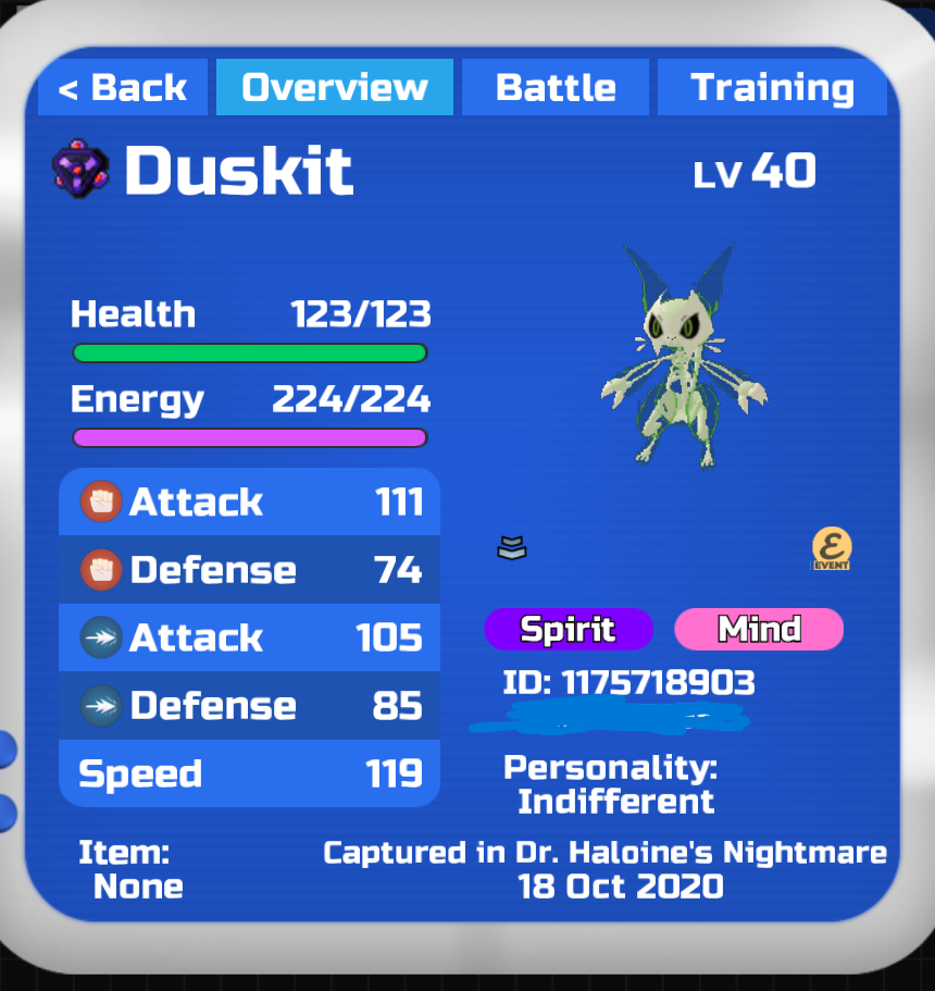 Roblox, Loomian Legacy, Green Halloween Duskit, indiff | eBay