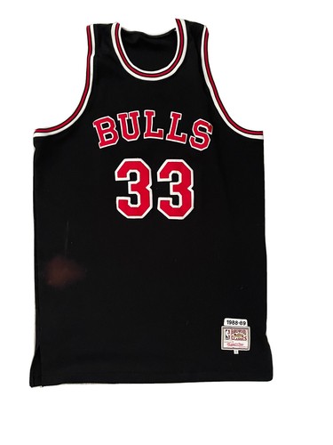 Mens Mitchell Ness Chicago Bulls Jersey 33 Pippen Hardwood Classics ...
