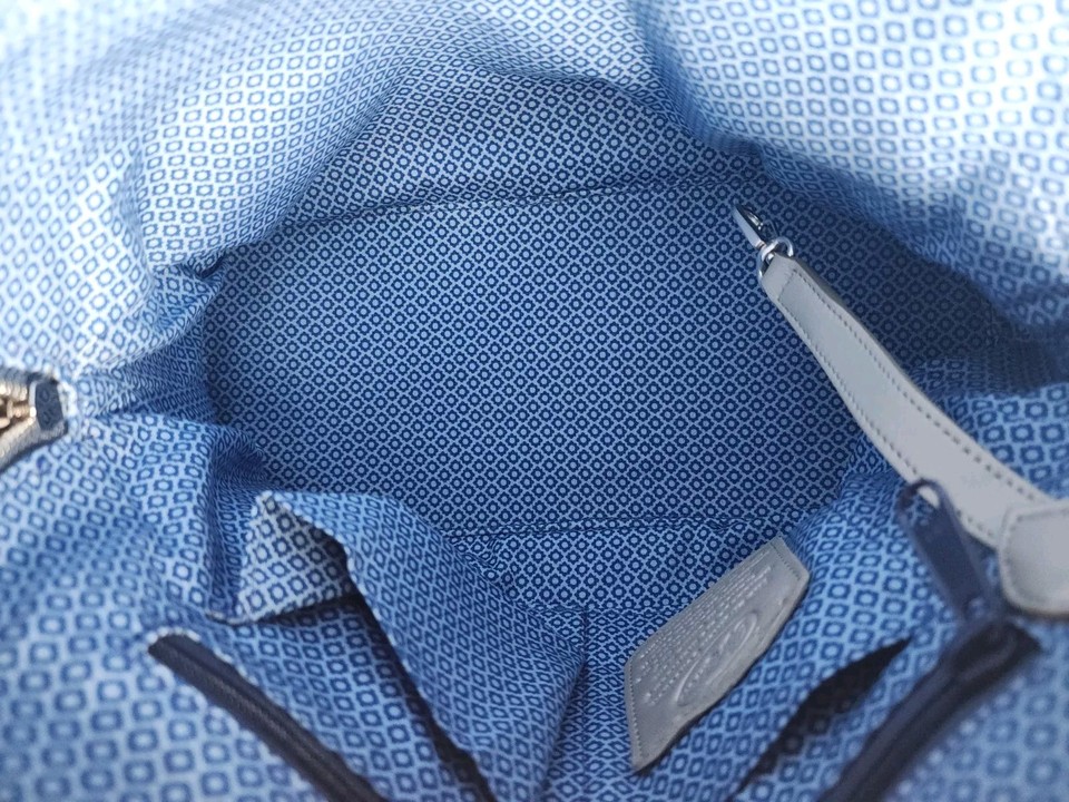 BRIGHTON PRETTY TOUGH JOLENE CANYON BLUE DOMED STUDDED CROSSBODY ...