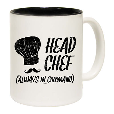 Head Chef Always In Command GIFT BOXED Funny Mugs Novelty Coffee Mug ...