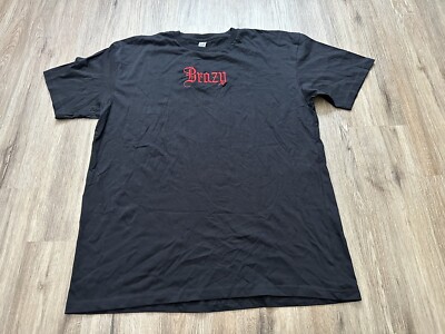 4Hunnid 400 Bompton Brazy Embroidered Tee Men’s Black T-Shirt Size L | eBay