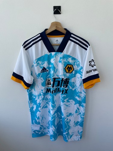 WOLVERHAMPTON WANDERERS 2020/2021 AWAY FOOTBALL SHIRT JERSEY TRIKOT ...