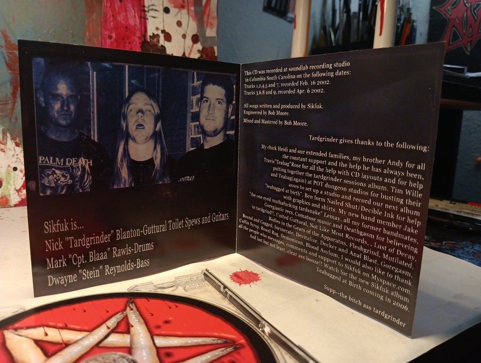 SIKFUK Gore Delicious RARE Cannibal Corpse Waco Jesus Dead Lividity ...