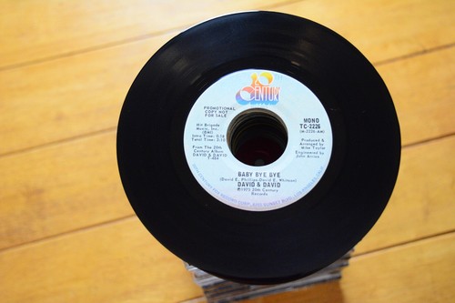 DAVID & DAVID PROMO "BABY BYE BYE" 45RPM 7" VINYL VG+ [C2-83] | eBay