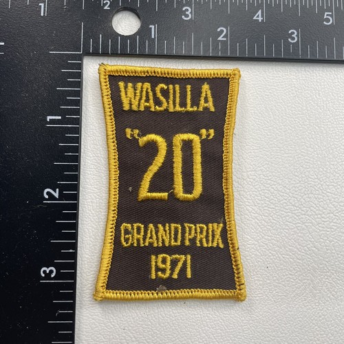 Vtg 1971 WASILLA “20” GRAND PRIX Alaska Patch 11WC | eBay