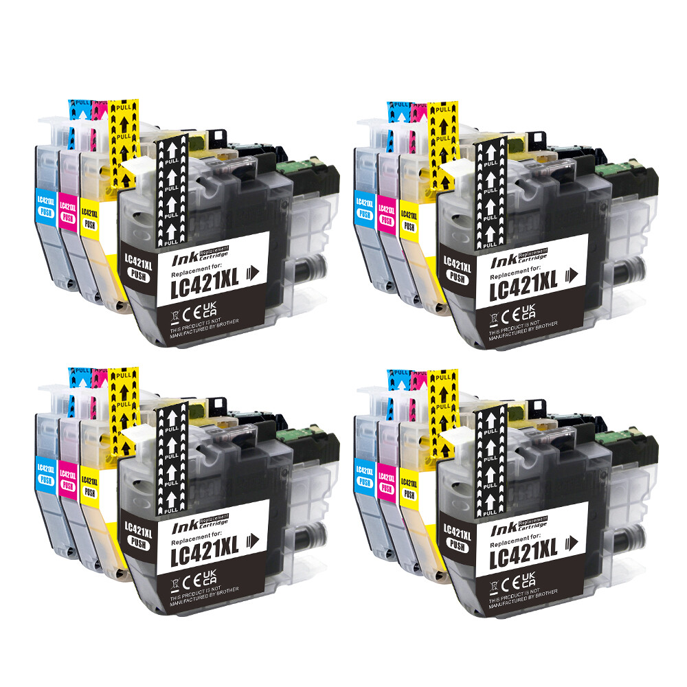 LC421 LC421XL Ink Cartridge For Brother MFC-J1010DW DCP-J1140DW DCP ...