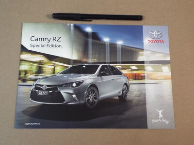 2016 Toyota Camry RZ Special Edition original Australian small 4 page ...