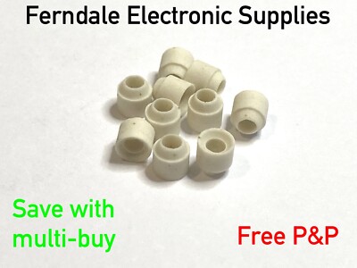 Ceramic Insulating Bead Electronic Component Spacer 2.0-5.2 inner dia ...