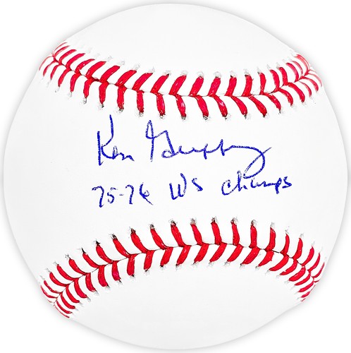 KEN GRIFFEY SR. AUTOGRAPHED MLB BASEBALL REDS 75-76 WS CHAMPS BECKETT ...