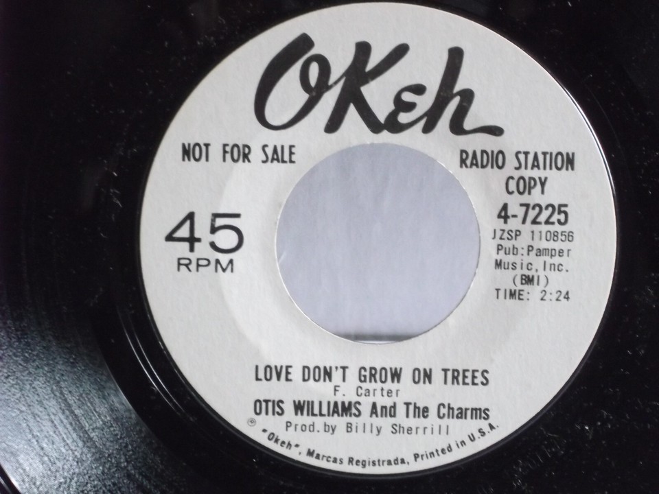 Otis Williams & The Charms,Okeh 7225,"Baby,You Turn Me On"US,7"45,PROMO ...